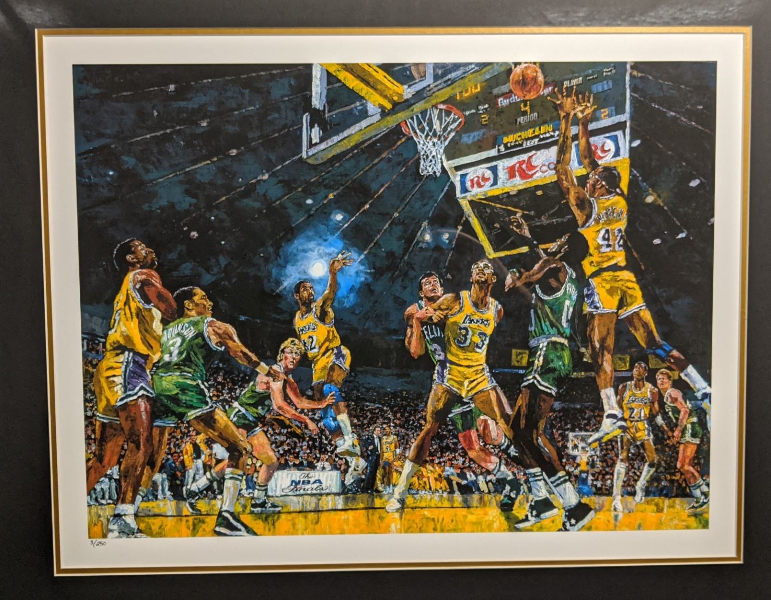 The 1987 Showtime Lakers by Opie Otterstad - Art of the Game