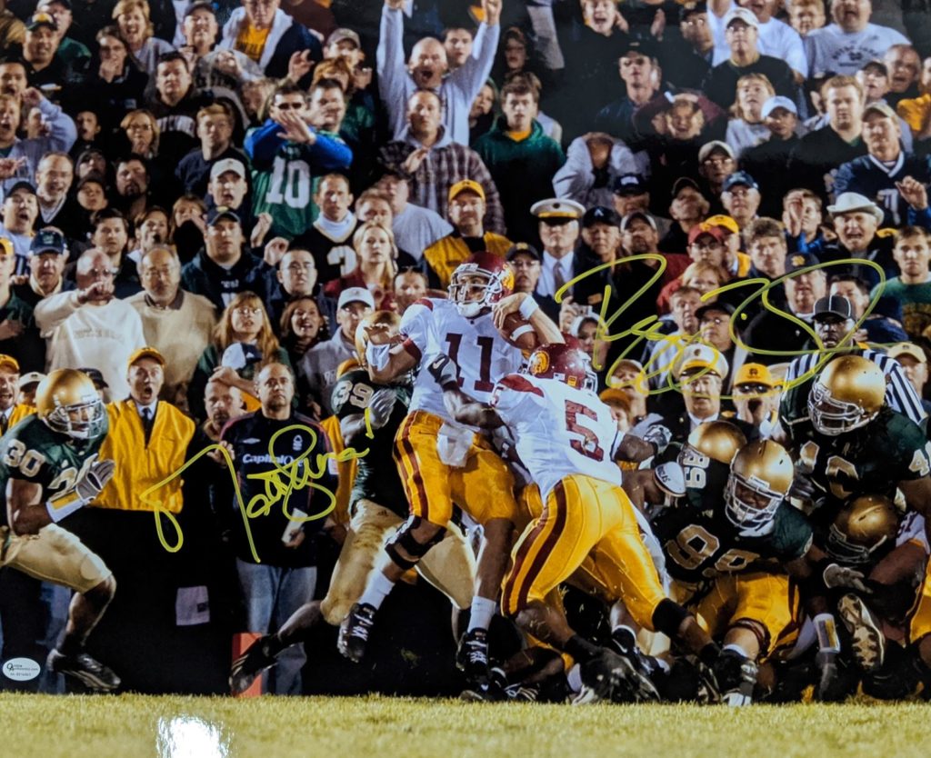 "Bush Push" Photo Autographed by Reggie Bush and Matt Leinart - Art of ...
